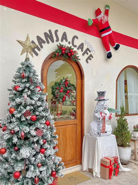 🌥️คาเฟ่ฟีลเกาหลีสุดคิ้วท์ที่นนทบุรีกับธีมคริสต์มาสสุด Festive‧₊ 🎄 แกลเลอรีที่โพสต์โดย