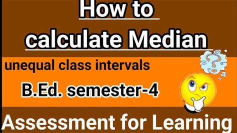 How To📝 Calculate Median Unequal Class Intervals In Series Youtube