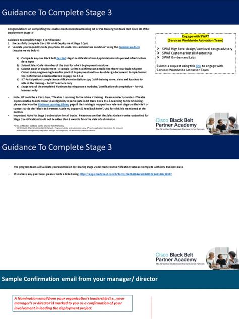 Black Belt Sdwan Deployment Stage 3 Submission Guidelinesv3 Pdf Computer Engineering