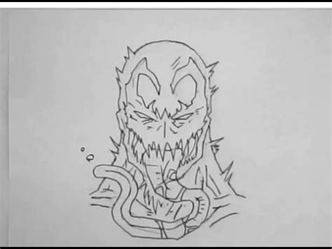 Venom Face Drawing At PaintingValley Com Explore Collection Of Venom Face Drawing