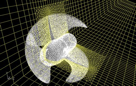Example Of Mesh Around Single Open Propeller When A Podded Propeller Download Scientific