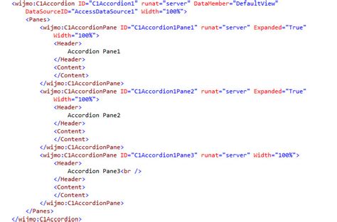 Wijmo Migration Accordion