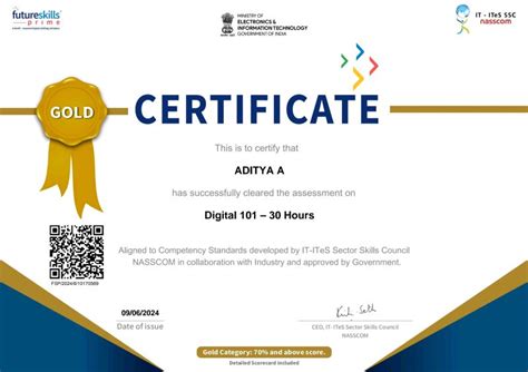 aditya a on linkedin hi all i have successfully completed and cleared the exam nasscom s…