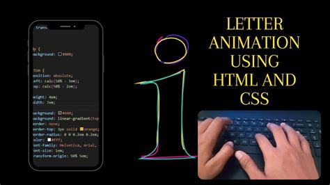 Letter Animation Using Html And Css Web Design Web Development Asmr
