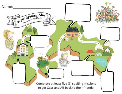 Super Spelling Map Pdf