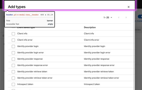 Accessibilitymodal Issues Moderate Issues · Issue 21260 · Keycloakkeycloak · Github