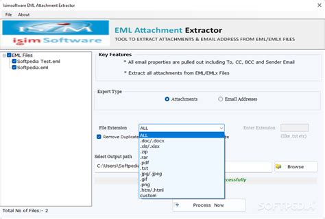 isimsoftware eml attachment extractor download softpedia