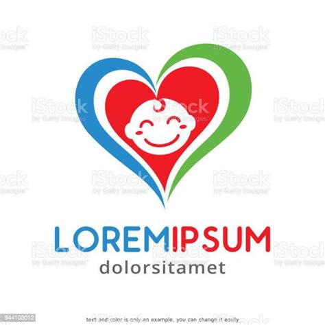 베이비 케어 템플릿 디자인 벡터 상징 디자인 개념 크리에이 티브 기호 아이콘 아기에 대한 스톡 벡터 아트 및 기타 이미지 아기 휘장 Lorem Ipsum Istock