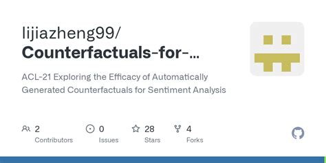 Github Lijiazheng99counterfactuals For Sentiment Analysis Acl 21 Exploring The Efficacy Of