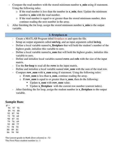 Solved Main Topics If Statement Loops 1 Open Matlab 1