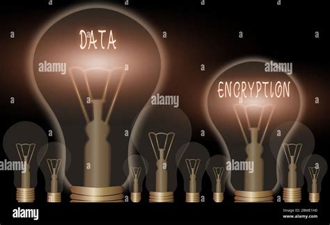 Conceptual Hand Writing Showing Data Encryption Concept Meaning