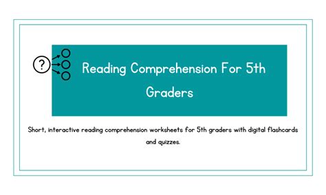 Reading Comprehension Mrs Harts 5th Grade 5h Worksheets Library