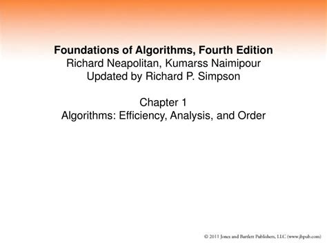 Ppt Foundations Of Algorithms Fourth Edition Richard Neapolitan