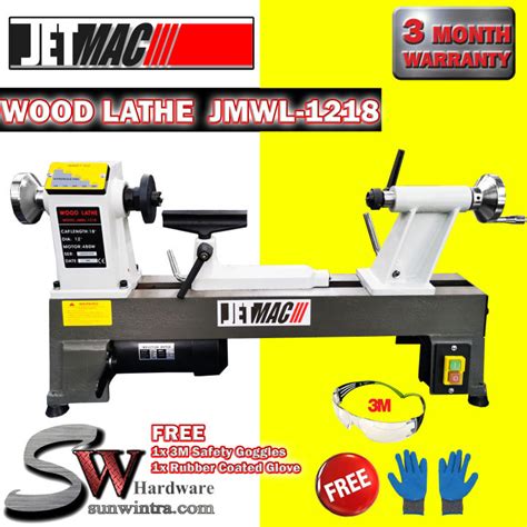 Jetmac Jmwl 1218 12 X 18 Mini Wood Lathe Machine F O C 3m Safety