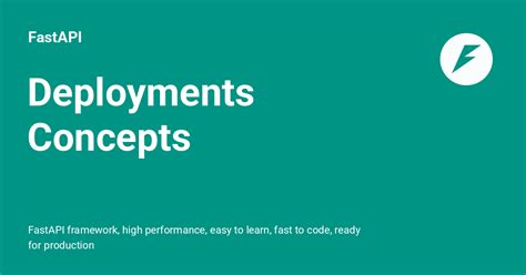 Deployments Concepts Fastapi