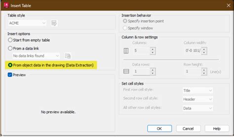AutoCAD Tutorial Tables And Data Extraction Engineering