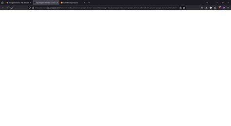 Domainssquarespace Website Not Working Showing All White On Different