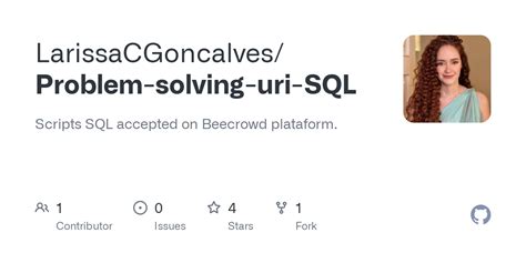 Github Larissacgoncalvesproblem Solving Uri Sql Scripts Sql Accepted On Beecrowd Plataform