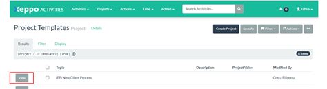 Reviewing Your Project Templates Xeppo Support Centre