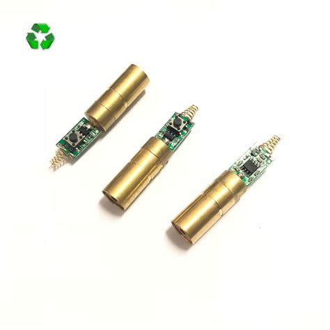 532nm绿色激光模组 50mw绿光镭射头瞄准器3v激光手电12mm银色外壳 阿里巴巴