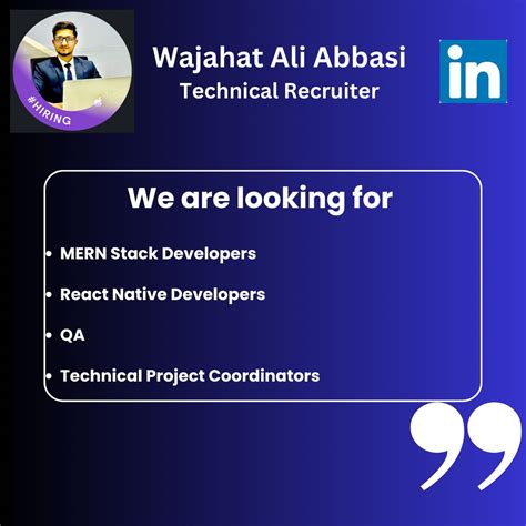 Wajahat Ali Abbasi On Linkedin Mernstackdevelopers Reactnativedevelopers Qaengineers