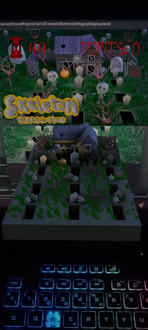 Publishing Game Ar Skeleton Whac A Mole By Daviac3d