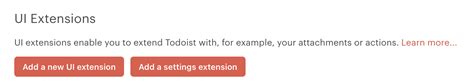 Ui Extensions Todoist Developer