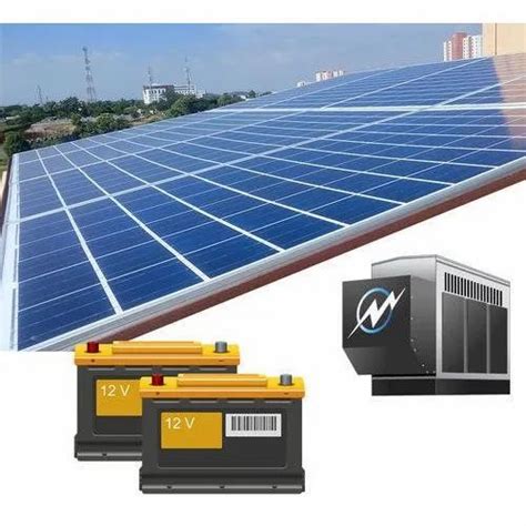Off Grid Solar Power System With Battery Backup Capacity Kw Kw