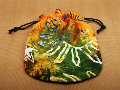 Draw String Pouch Indonesian At Katukina Tribal Rapé Mapacho Kambo