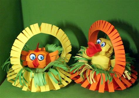 кошничка от цветна хартия Проекты детского творчества Детские поделки Бумажные поделки