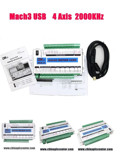 Commandes Contrôles Moteur Équipements Professionnels Mach 3 4 Axis Breakout Board Cnc Usb