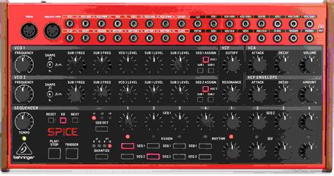 Behringer Spice Analog Semi Modular Polyrhythmic Synthesizer Sweetwater