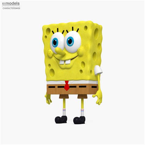 Spongebob 3d Model Download Cartoon Characters On