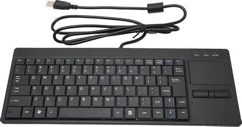 Wired Keyboard With Trackpad Mini Industrial Keyboard Touchpad Combo With X Scissor