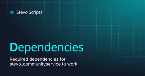 dependencies stevo scripts