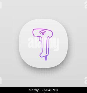 Wireless Barcode Scanning Linear Icon Wifi Barcode And QR Code Barcodes Handheld Scanner