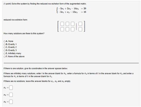 Solved Section 12 Row Echelon Form Problem 5 Previous
