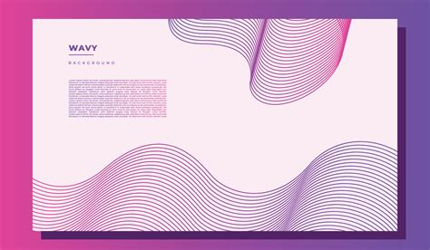 Wavy Lines Background Template Copy Space For Poster Flyer Brochure Or Business Card 21059325