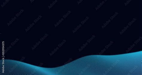 Data Stream Simulation Technology Powerpoint Background Particle Field