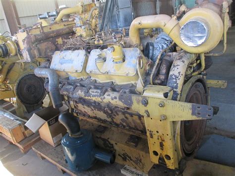High Hour Runner Caterpillar 3412 Dit 503hp Diesel Marine Engine Item