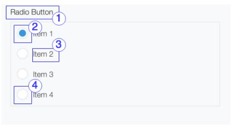 RadioButton Kintone UI Component