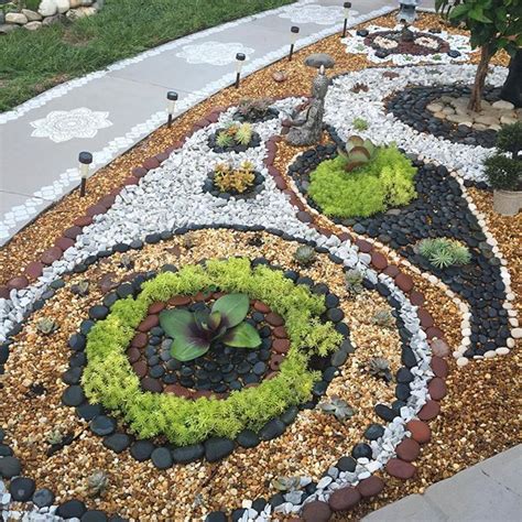 Ying Yang Zengarden Rockgarden Mandala Rockmandala Yingyang