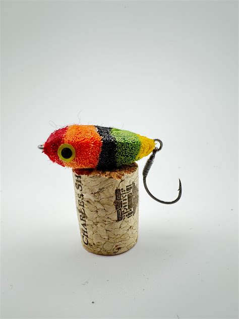 Fruit Cocktail Deer Hair Spook Fly For Smallmouth And Largemouth Bass