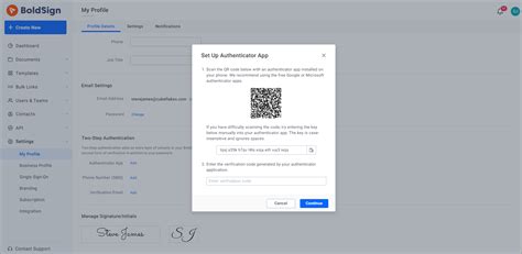 Set Up 2fa For Your Boldsign Account Boldsign