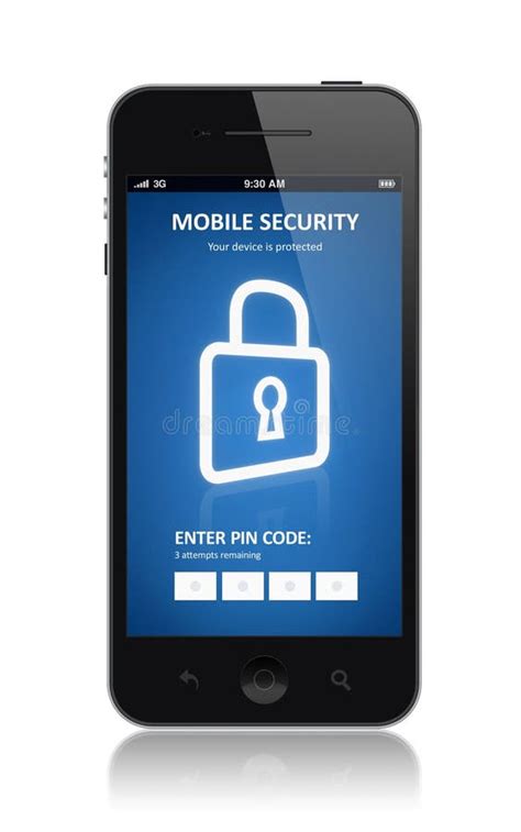 Mobile Security App Stock Photo Image Of Device Cellphone 31102626