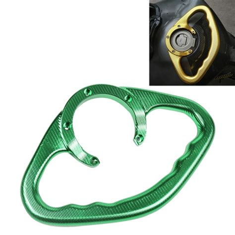 Mt07 수정 된 Cnc 연료 탱크 난간 Mt09 Yamaha 시리즈 용 범용 연료 탱크 캡 난간 녹색