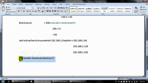 Materi Subnetting IP Kelas C Mp4 YouTube