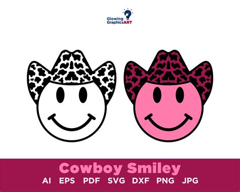 Cowgirl Smiley Face