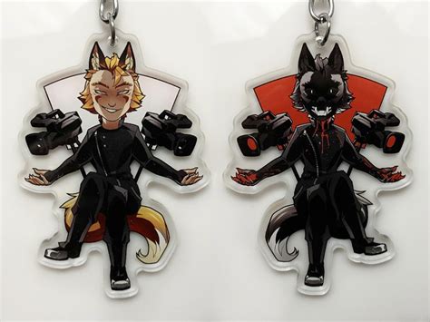 Keychain Tpof Fox Etsy