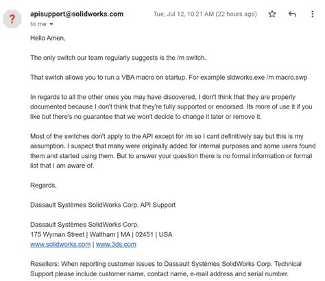 How To Launch Solidworks 3d Using The Solidworks Command Line Arguments Blue Byte Systems Inc